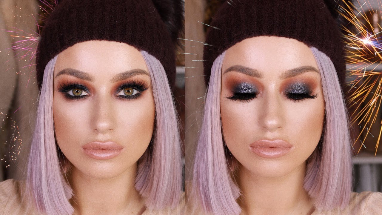 NEW YEARS EVE SMOKEY EYE | lolaliner - YouTube