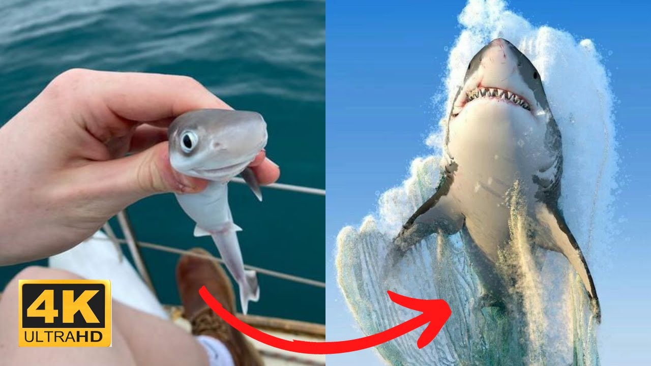 I'm a Big Kid Now - Shark Grow Up And Cute Baby Animals - Animals ...