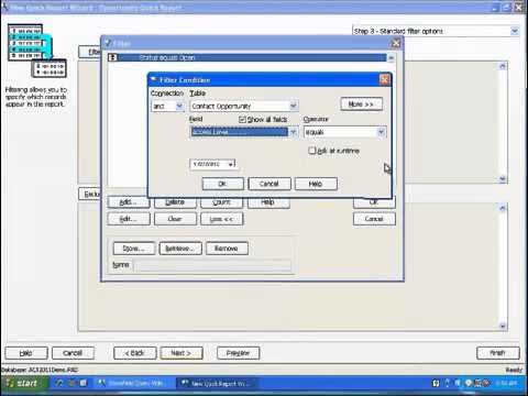 Stonefield Query - Creating a Quick Report for ACT! - YouTube