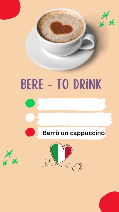 Mastering Italian Verb 'Bere' in Just 1 Minute! - YouTube