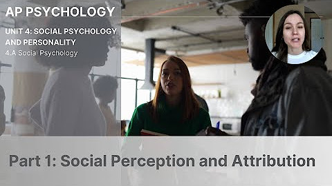 AP Psych: Unit 4 - Social Psychology and Personality - YouTube