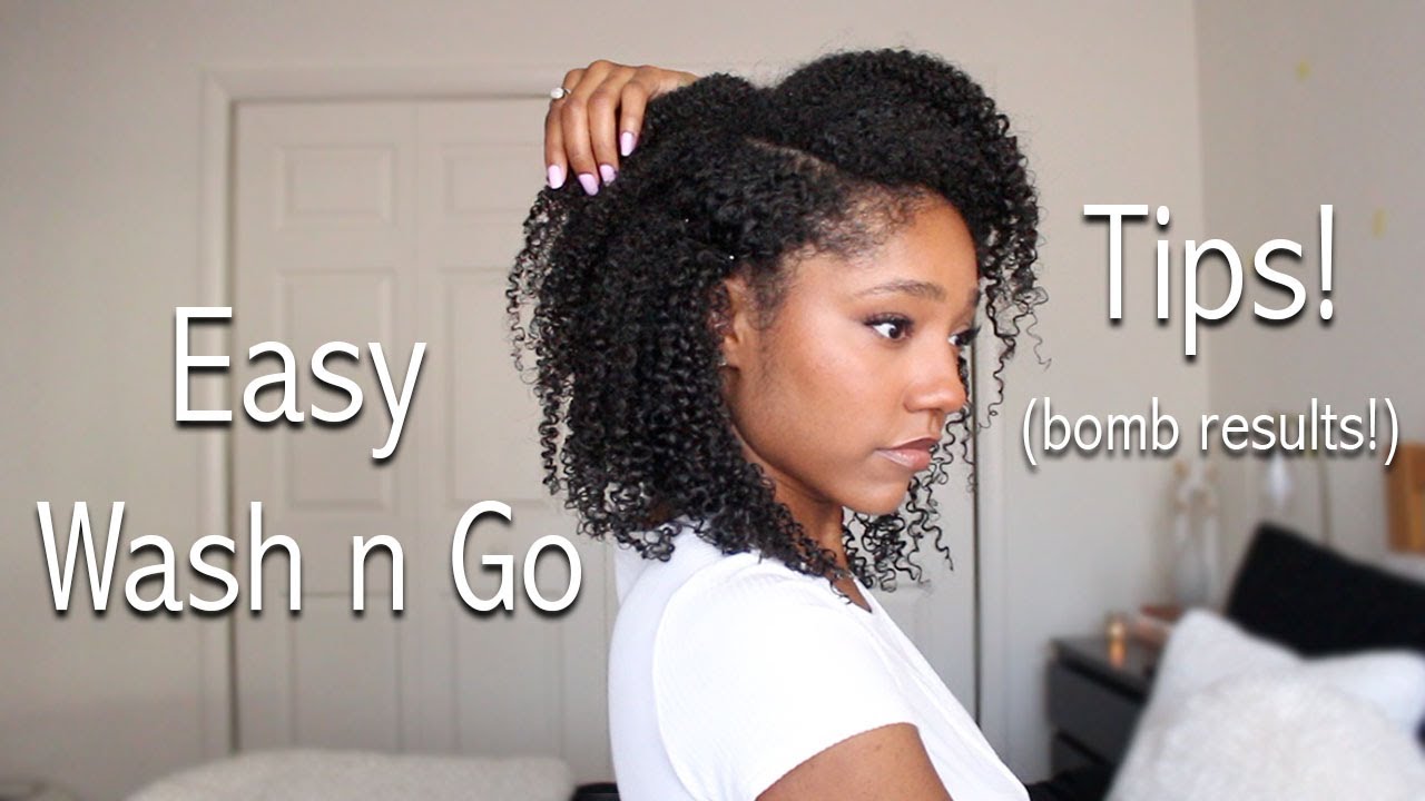 Wash N Go Tips! (defined curls that last!) - YouTube