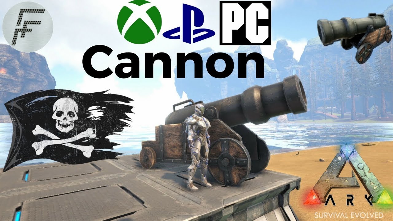 ARK: Survival Evolved How to Spawn a Cannon - YouTube