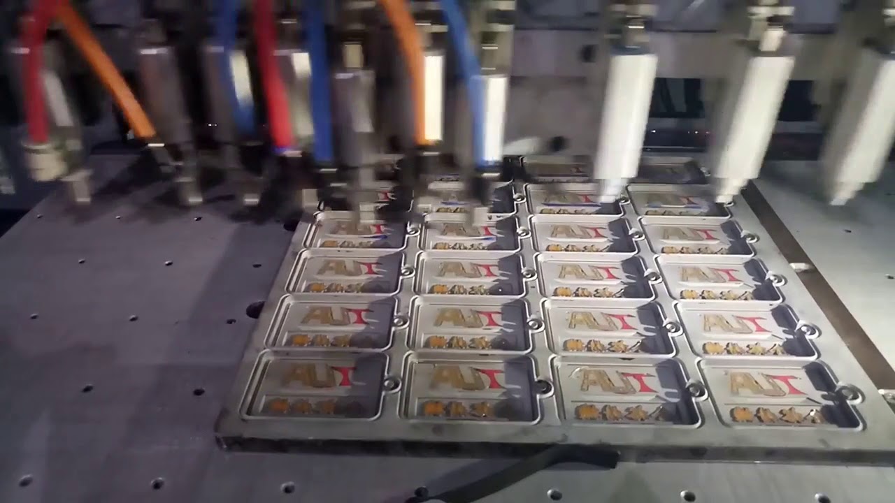 pvc keychain dispenser machine - YouTube