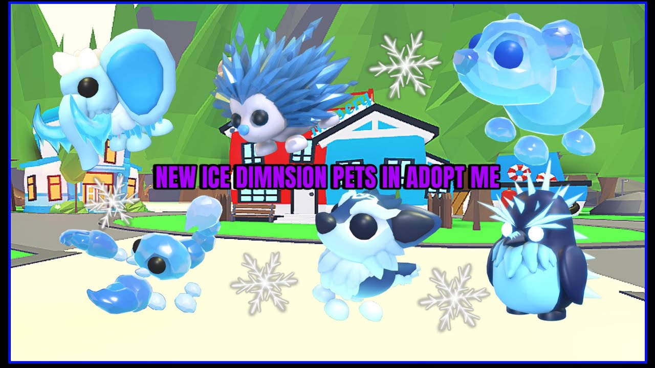 BRAND NEW ICE DIMENSION OETS IN ADOPT ME #adoptmeroblox #adoptme # ...