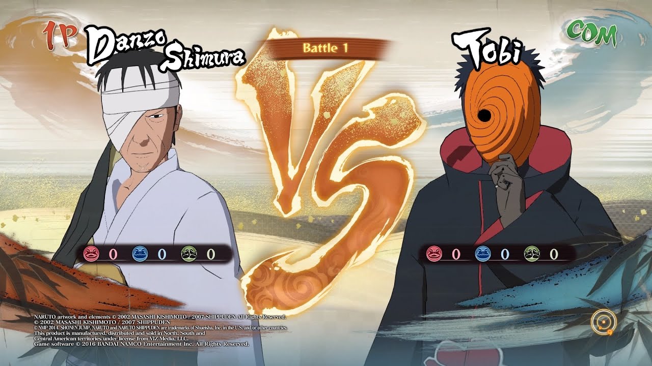 NUNS4: Danzo Shimura vs. Tobi (Requested) - YouTube