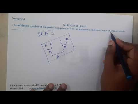 GATE CSE 2014 SET 1 Q ||Algorithms || GATE Insights Version: CSE - YouTube
