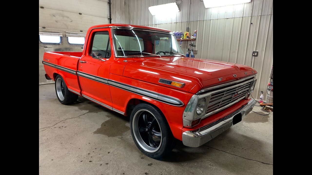 68' Ford F100 (Orange) - YouTube