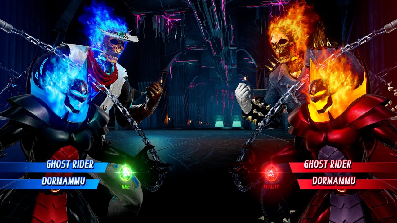 BLUE GHOST RIDER & BLUE DORMAMMU VS GHOST RIDER & RED DORMAMMU - Marvel ...