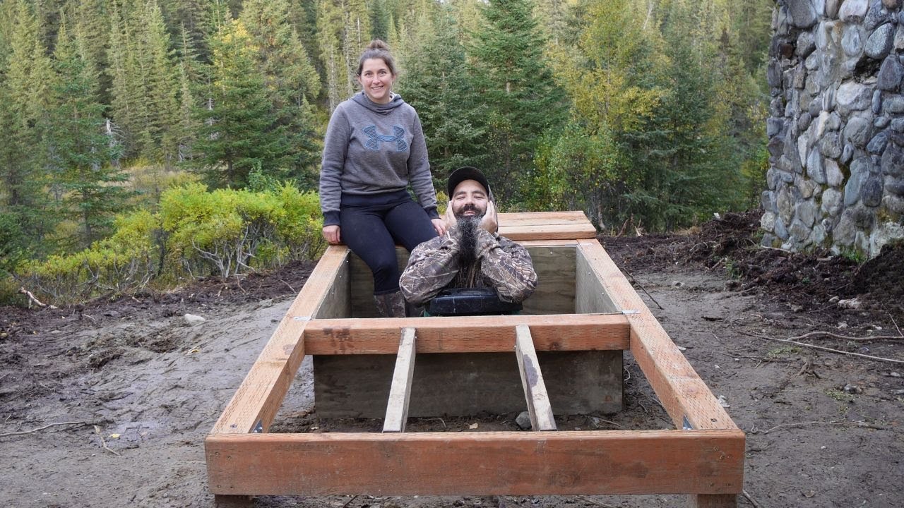 Moving the Outhouse | Clearing Land & Building a New Foundation - YouTube