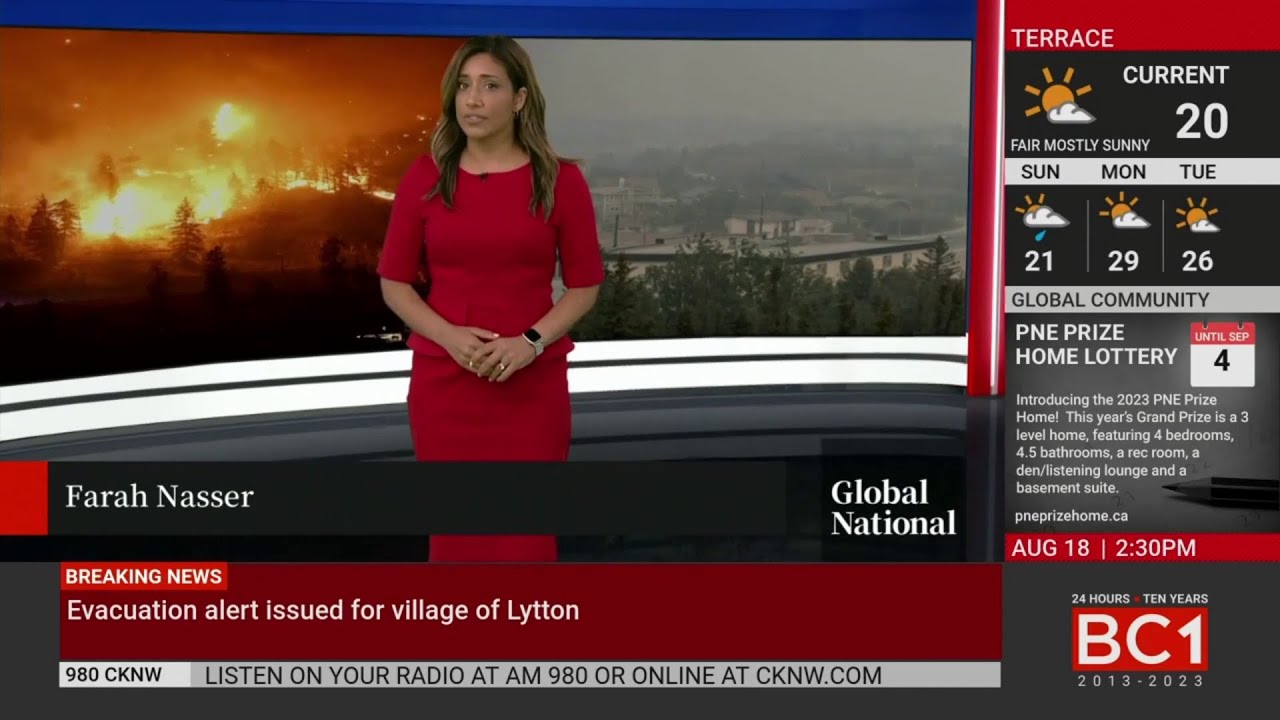 Global News: BC1 - Global National (Atlantic edition) open - August 18 ...