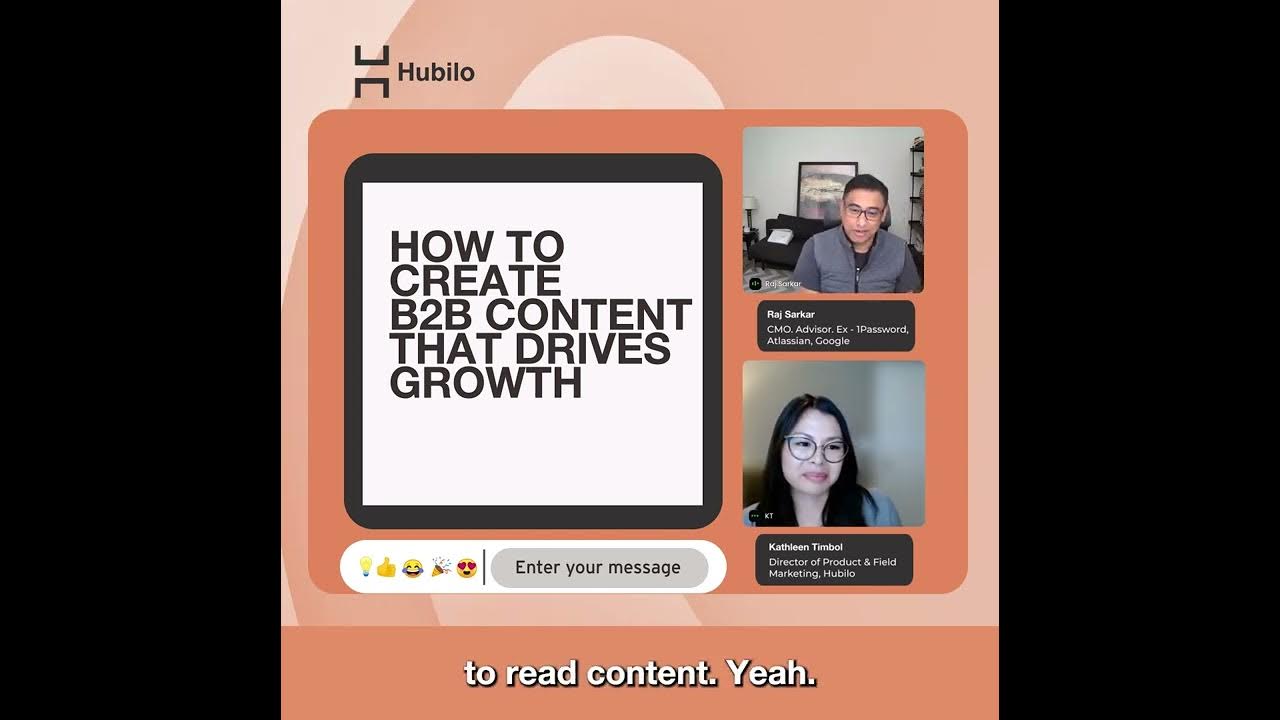 How to Create B2B Content that Converts | Hubilo Webinar Software. Best ...