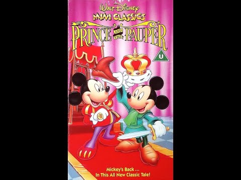 Opening to The Prince and the Pauper UK VHS (1992) - YouTube