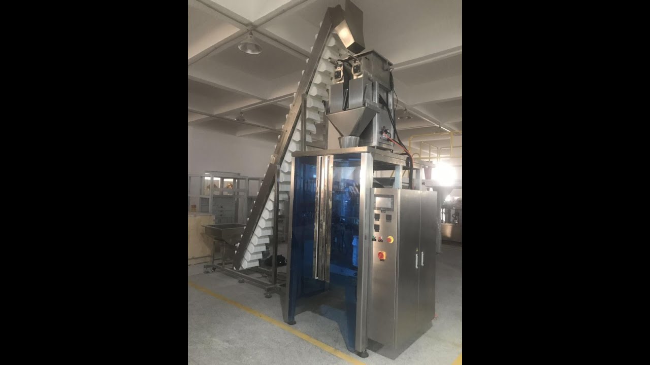 Full Automatic Vertical Ice Cube Packing Machine with Two Heads Screw ...