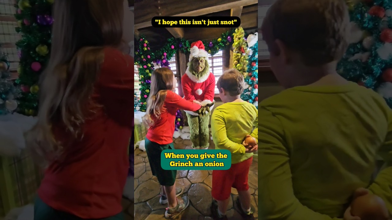 Giving the Grinch an Onion | Grinch Has Many Emotions - YouTube