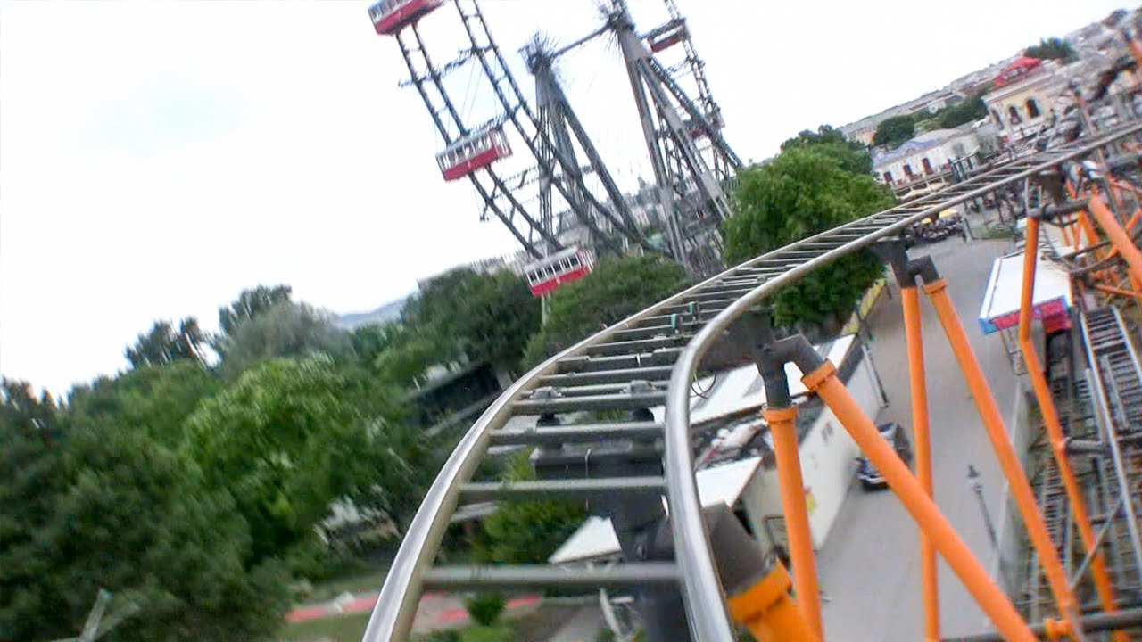 Super Roller Coaster, Super Achter Bahn (Super 8er Bahn) POV, Prater ...