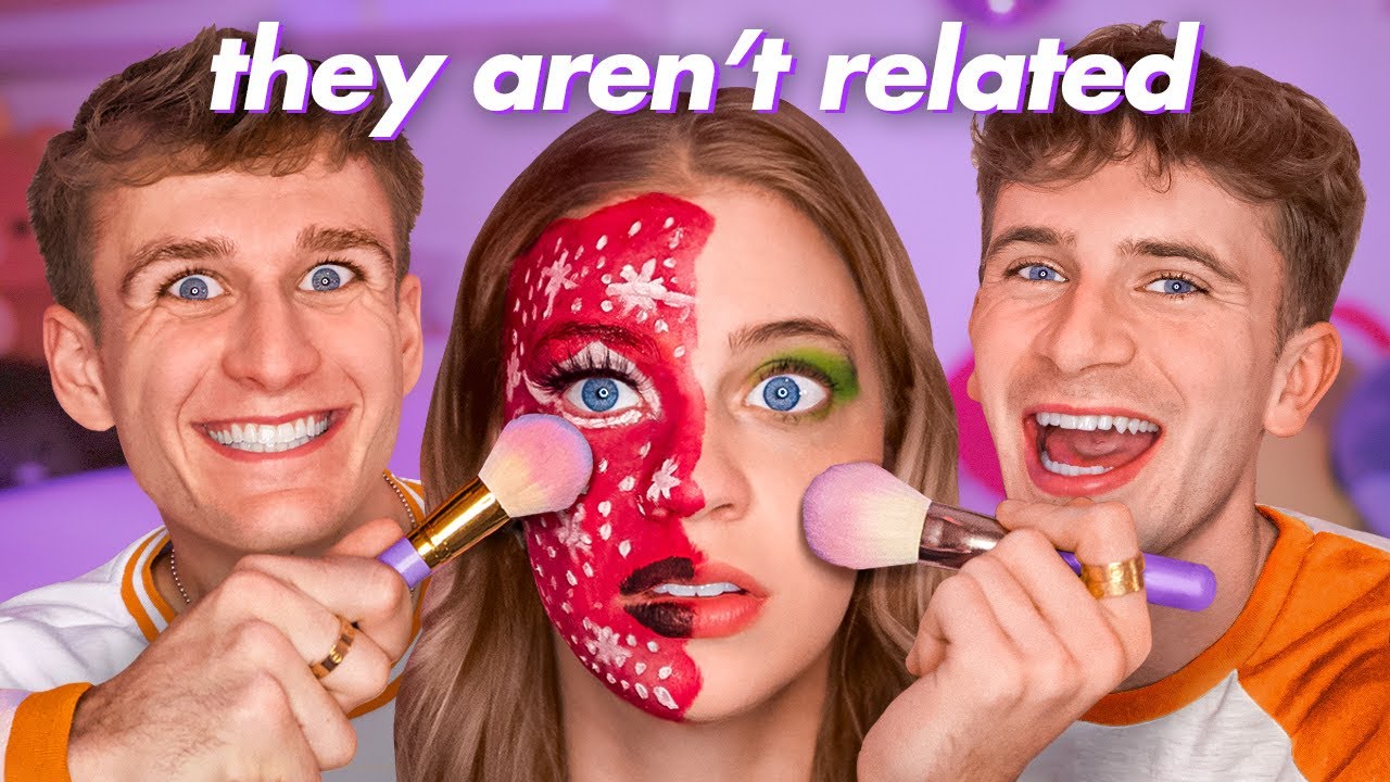 TWIN BROTHERS do my MAKEUP… ft Carter Kench & Scott Kress - YouTube