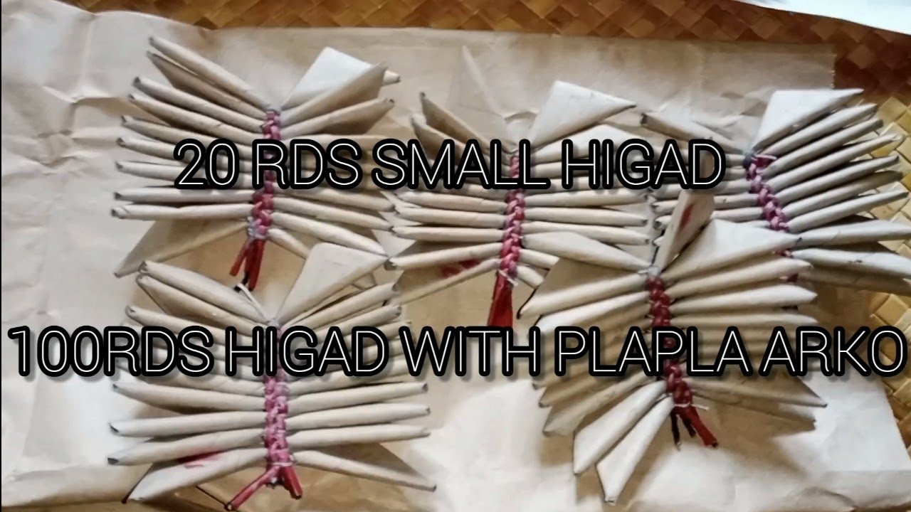 Higad 20 RDS & 100 RDS Paputok - YouTube