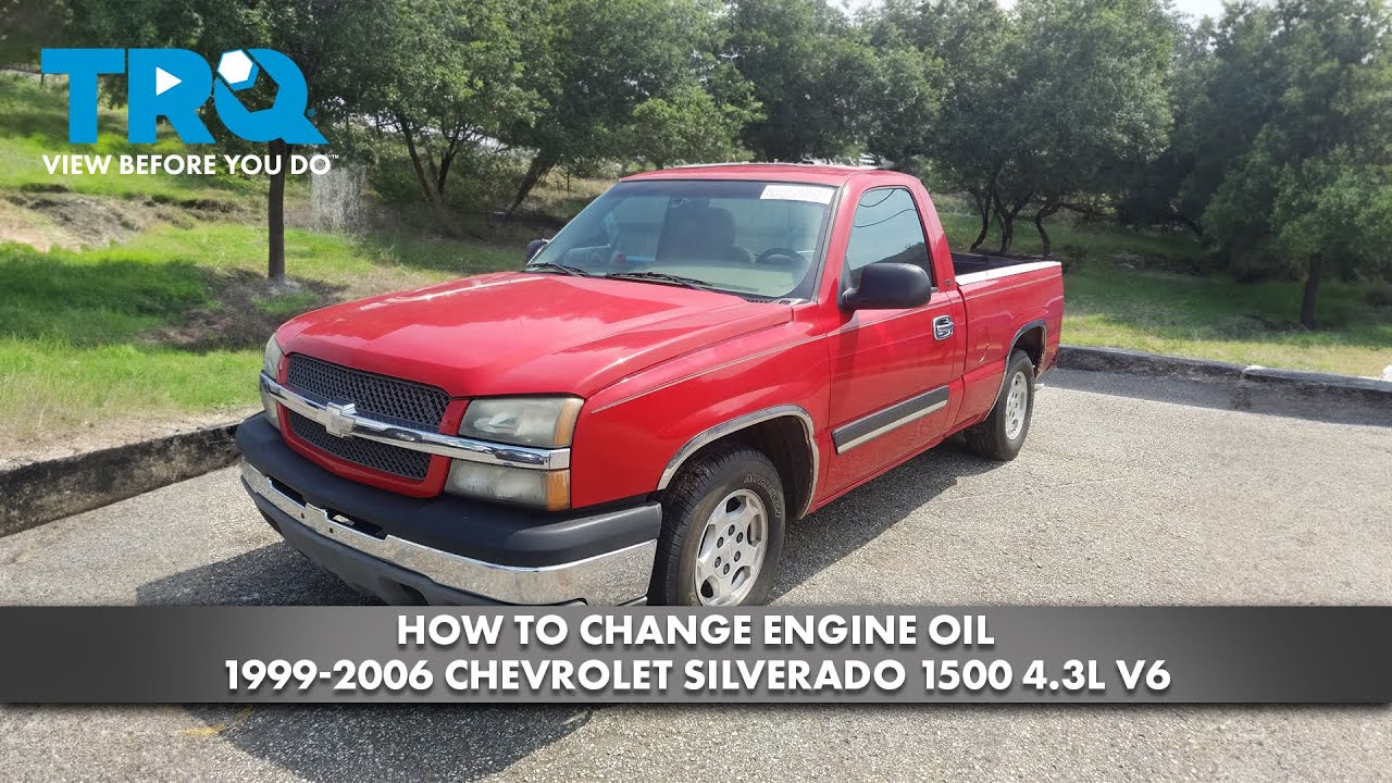 How to Change Engine Oil 1999-2006 Chevrolet Silverado 1500 4.3L V6 ...