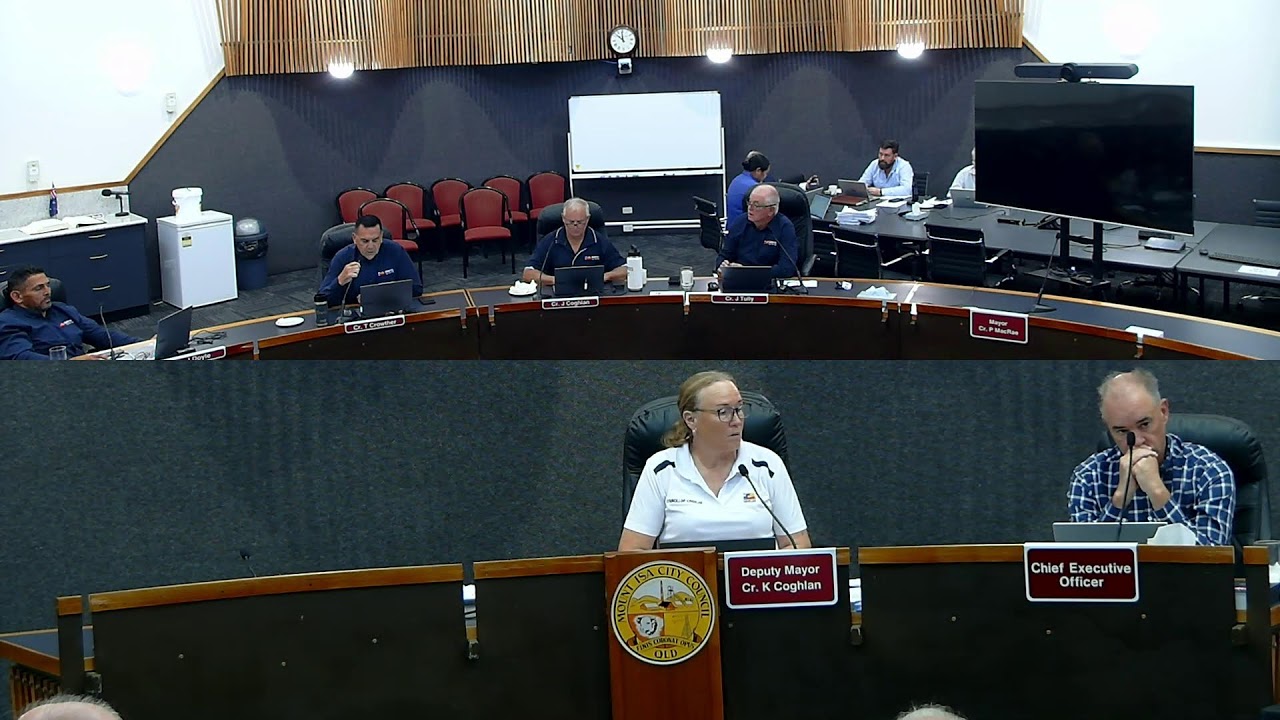 Mount Isa City Council Ordinary Meeting - Wednesday 25 March 2026 - YouTube
