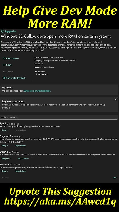 Help Get Xbox Dev Mode More Usable RAM! - YouTube