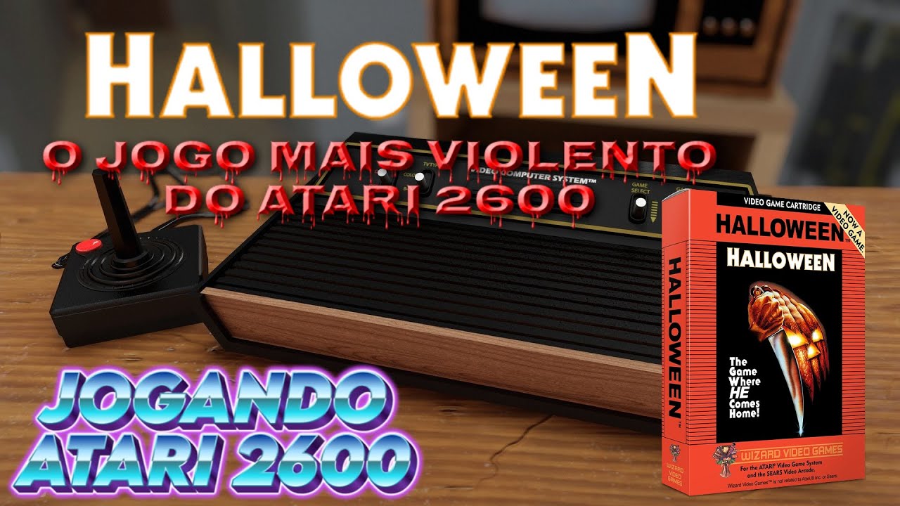 Halloween (Wizard Video, 1983): Jogando Atari 2600 - YouTube