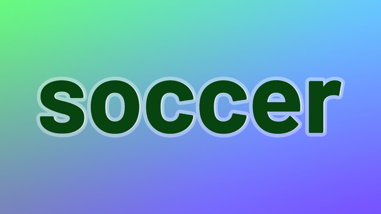 Soccer - 44 English Vocabulary Flashcards - YouTube