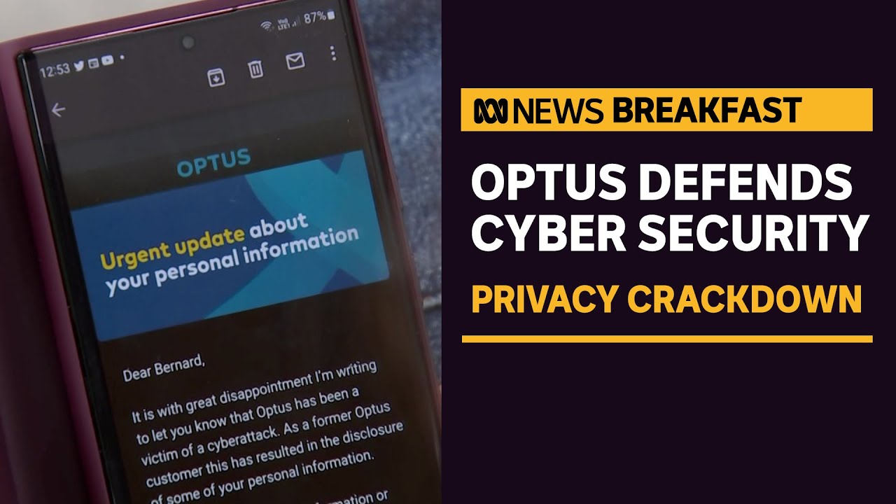 Optus defends its cyber security as government flags large fines | ABC ...