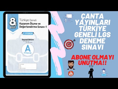 Çanta Yayınları Türkiye Geneli LGS Deneme Sınavı