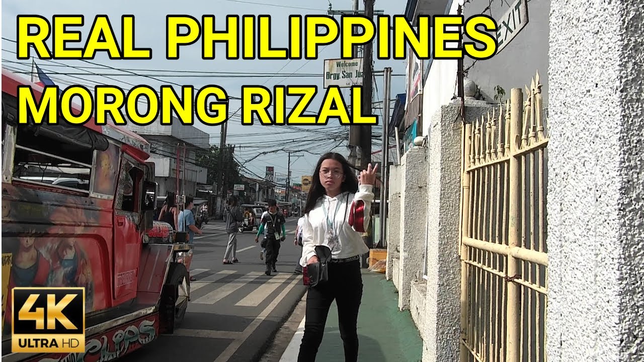 VIRTUAL WALKING TOUR AROUND MORONG RIZAL IN 4K HD | URS | ST JEROME ...