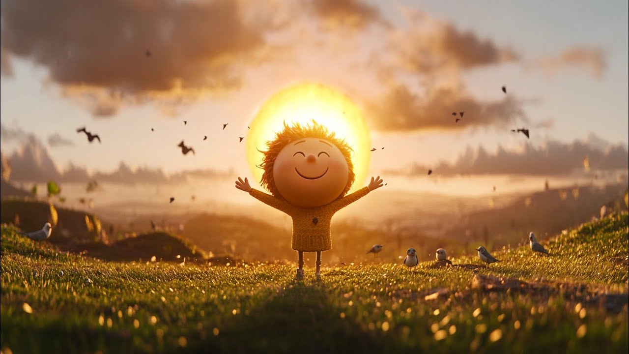 A Happy Sun | Fun and Cheerful Rhyme for Kids | TinyTickleTales - YouTube