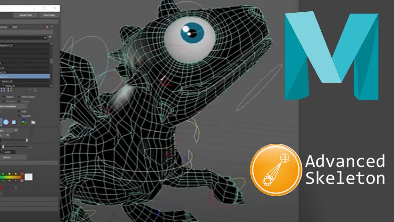 3D TIPS: Rigging a DRAGON for production PART 2 -SKIN WEIGHTS- - YouTube