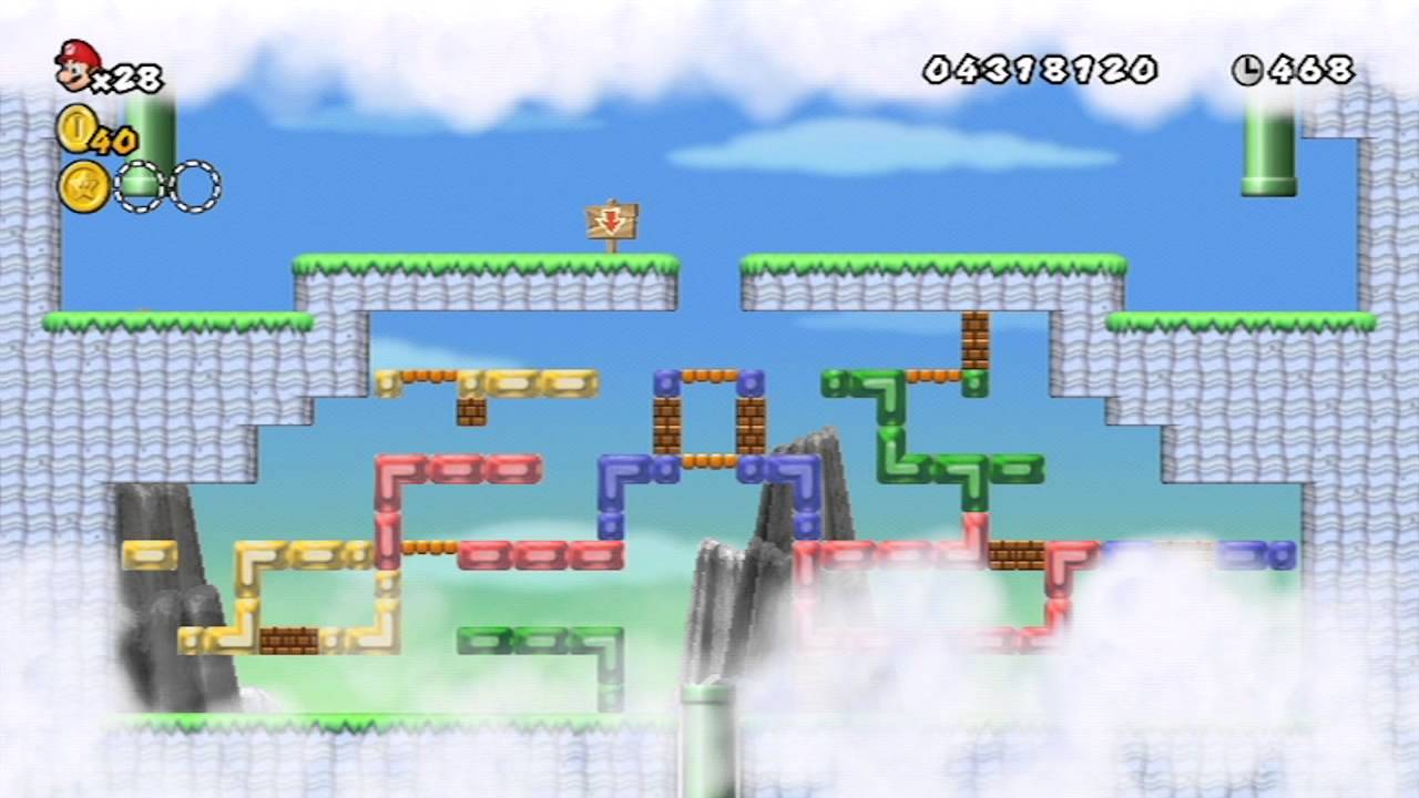 New Super Mario Bros. Wii (Wii) - World 9-3 Walkthrough (1-Player ...