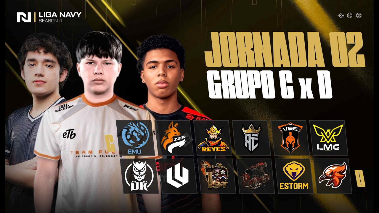 LIGA NAVY S4 JORNADA 2⛵💛 - RETA-VSE-LMG-ESTORM-FUEGO-LEV EMU-REYES-ZOR ...