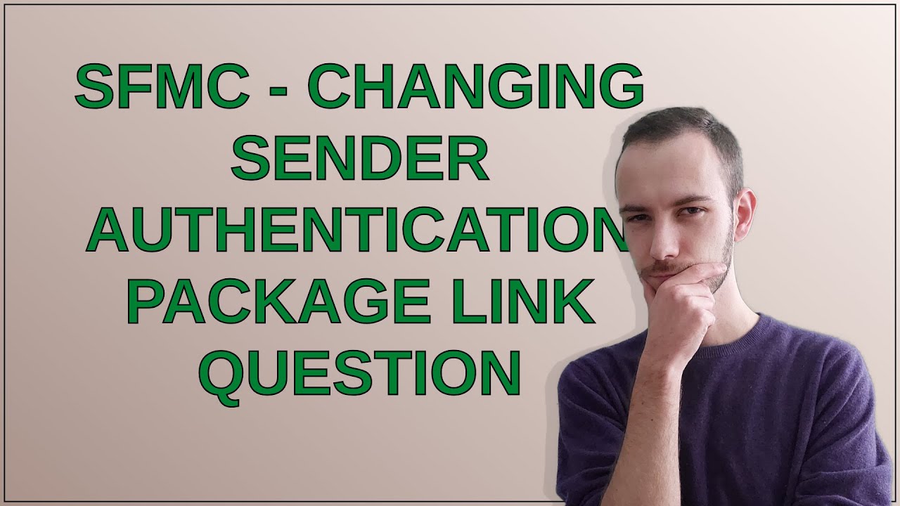 Salesforce: SFMC - Changing Sender Authentication Package Link Question ...