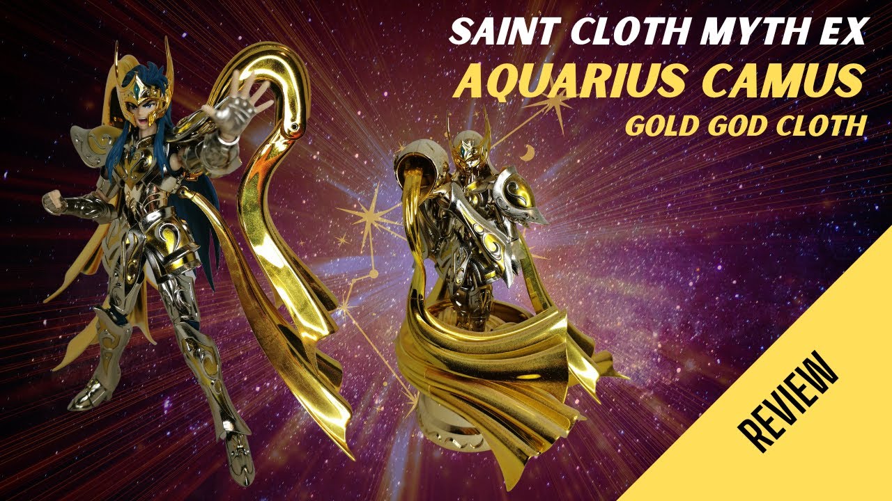 SAINT SEIYA: SAINT CLOTH MYTH EX - AQUARIUS CAMUS God Cloth - YouTube