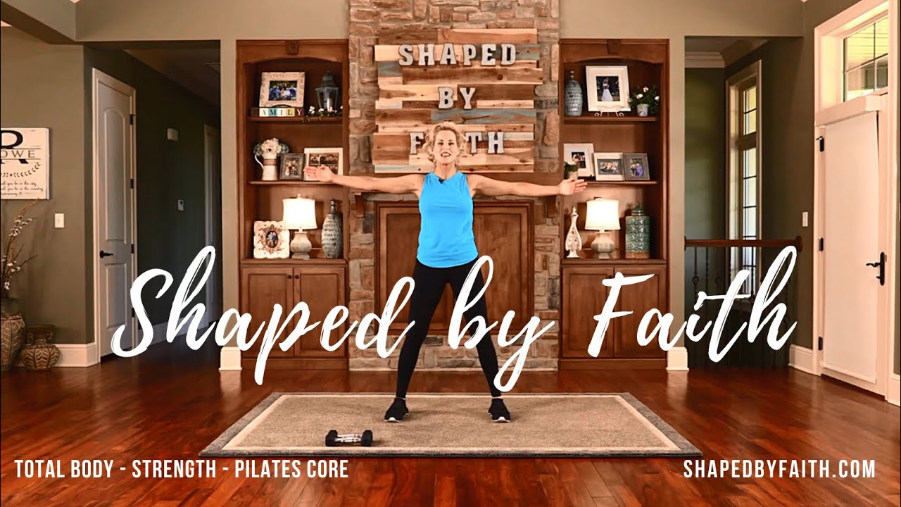 Total Body Pilates Stretching Strength & Scripture Quick Exercise ...