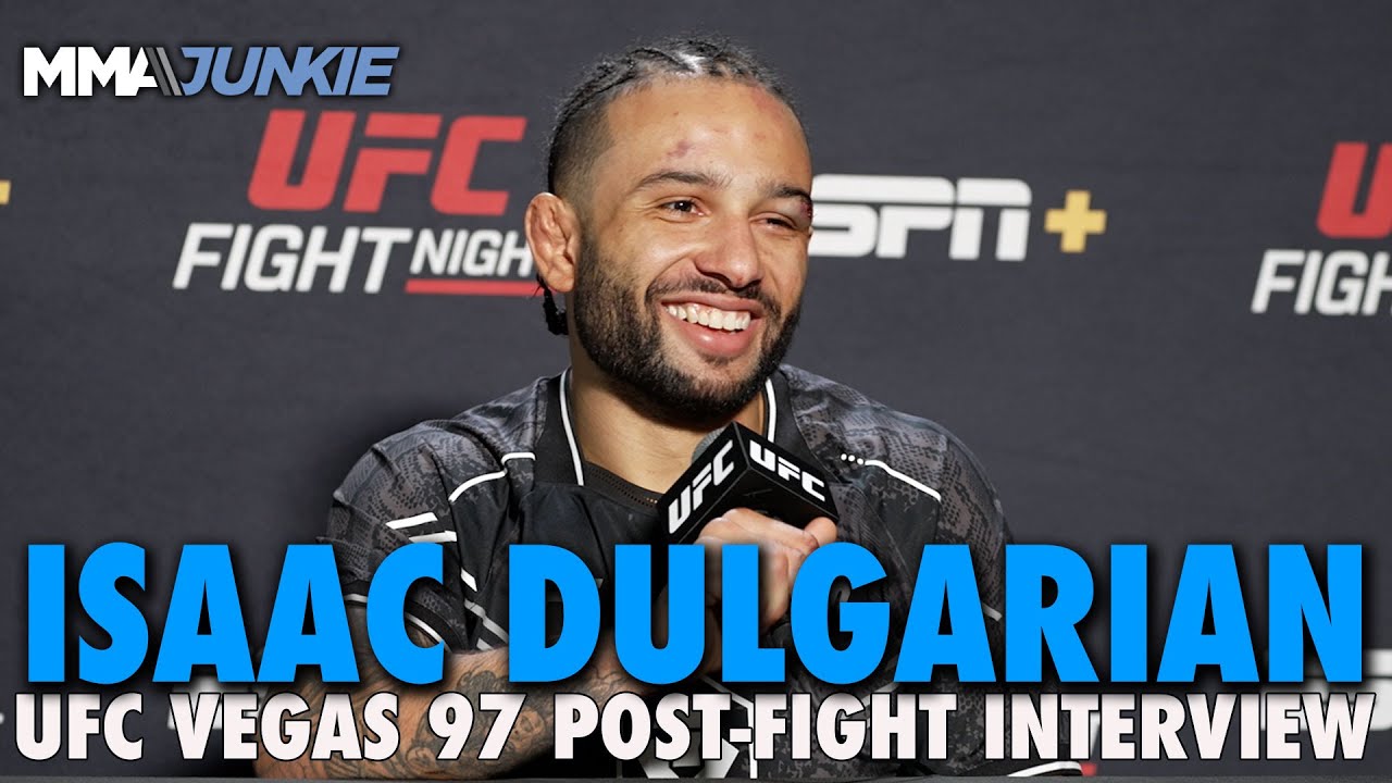 Isaac Dulgarian Reacts to Win as Biggest Betting Favorite in UFC ...