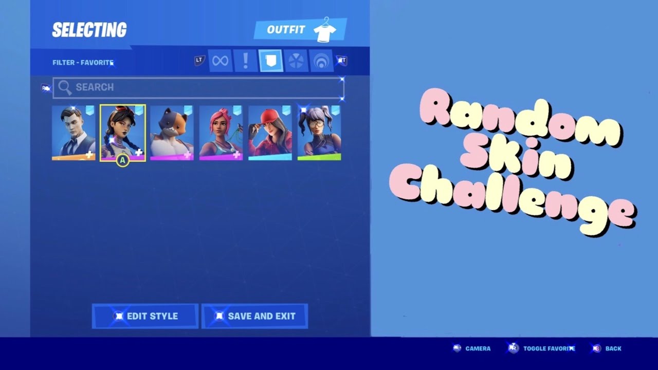 Random Skin Challenge - YouTube