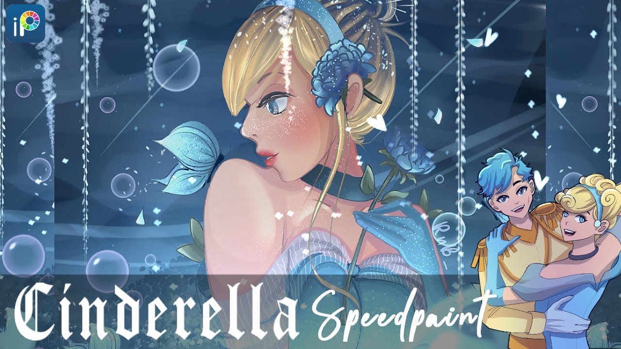 [SPEEDPAINT] Cinderella || IbisPaint - YouTube