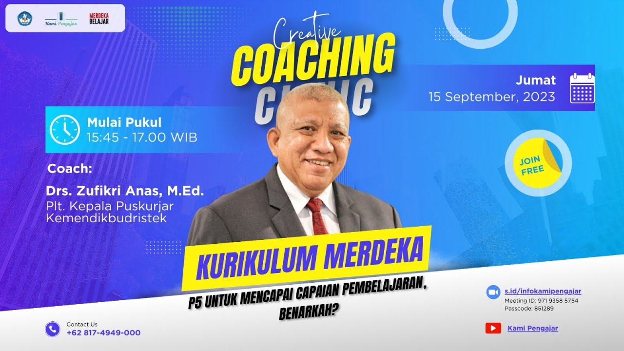 COACHING CLINIC KURIKULUM MERDEKA - YouTube