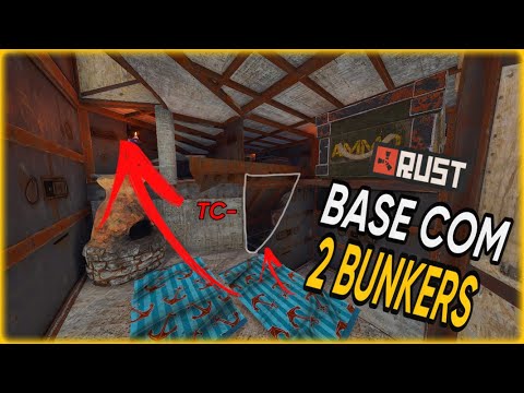 RUST - BASE 2x1 COM 2 BUNKERS !!!! (+32 rockets) - YouTube