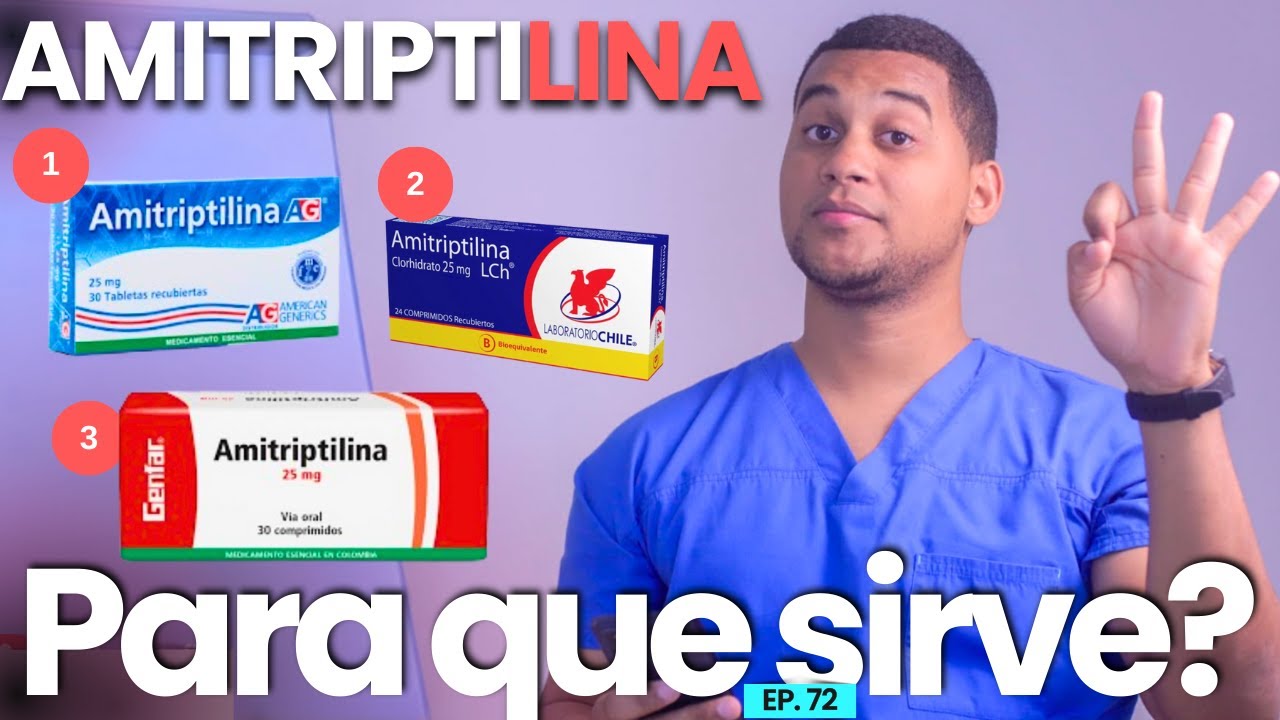 AMITRIPTILINA PARA QUE SIRVE | 3 COSAS | Fácil y Rápido - YouTube