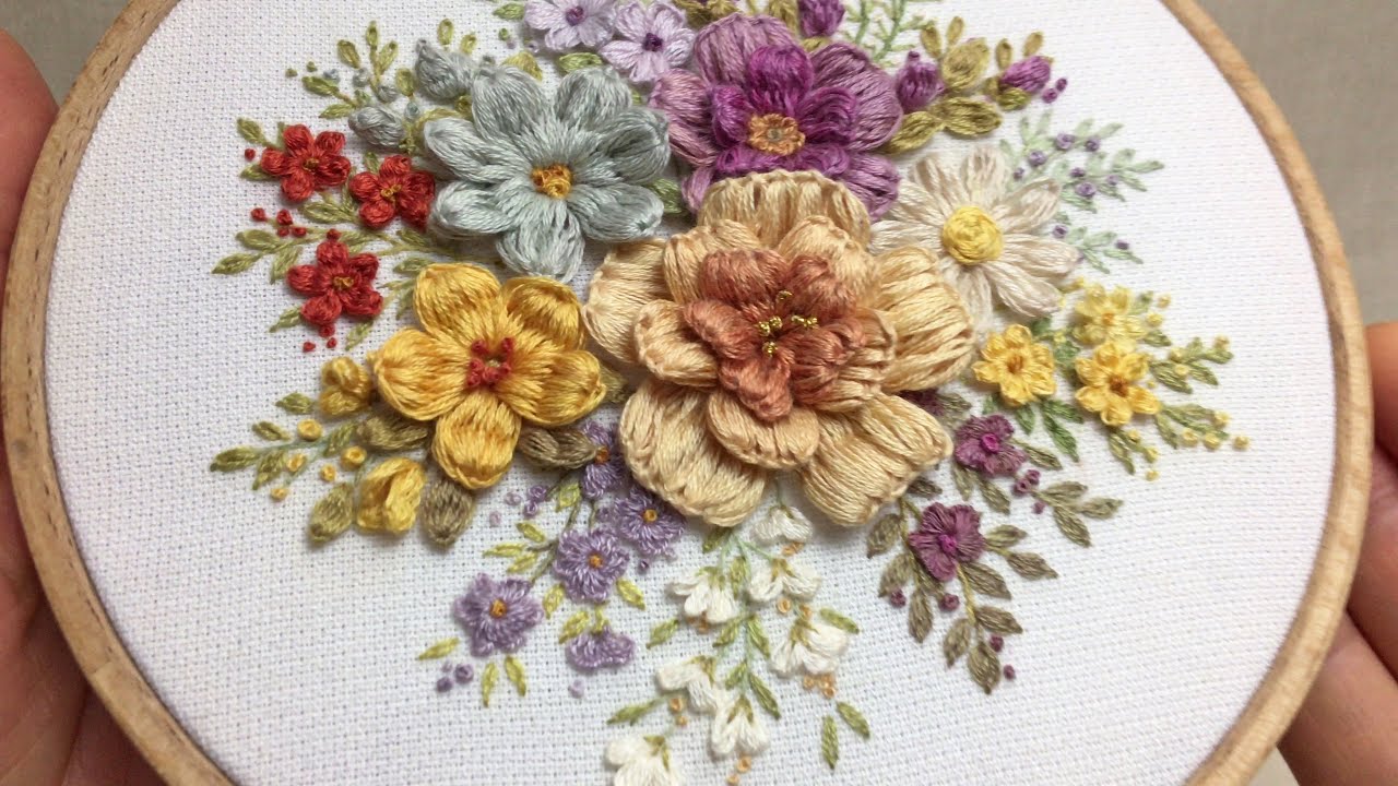 Learn How to Create Gorgeous 3D Flowers with This Innovative Embroidery ...