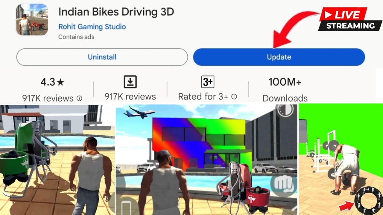 NEW UPDATE ALL CHEAT CODES AND RGS TOOL USE🔧{LIVE🔴} OF INDIAN BIKES DRIVING 3D NEW UPDATE - YouTube
