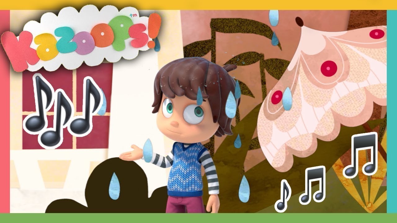 Kazoops! ☔️ SINGING IN THE SHOWER 🛁 Best SONGS 🎶 Cartoons for kids ...