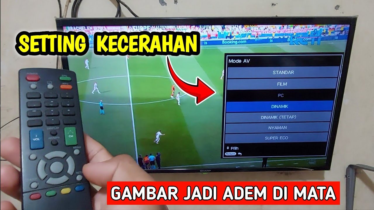 🔴Cara mudah setting kecerahan / ketajaman warna Tv Digital Sharp - YouTube