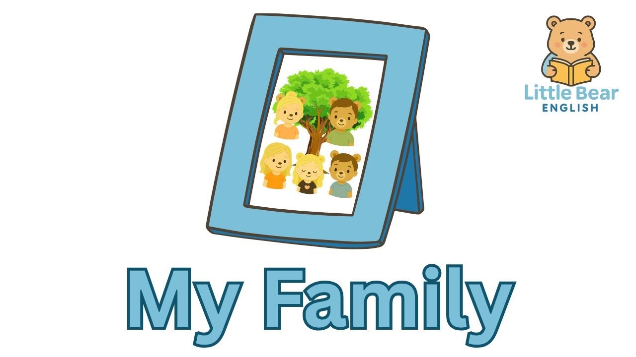 This Is My Family | Fun ESL Kids Song to Learn Family Words # ...