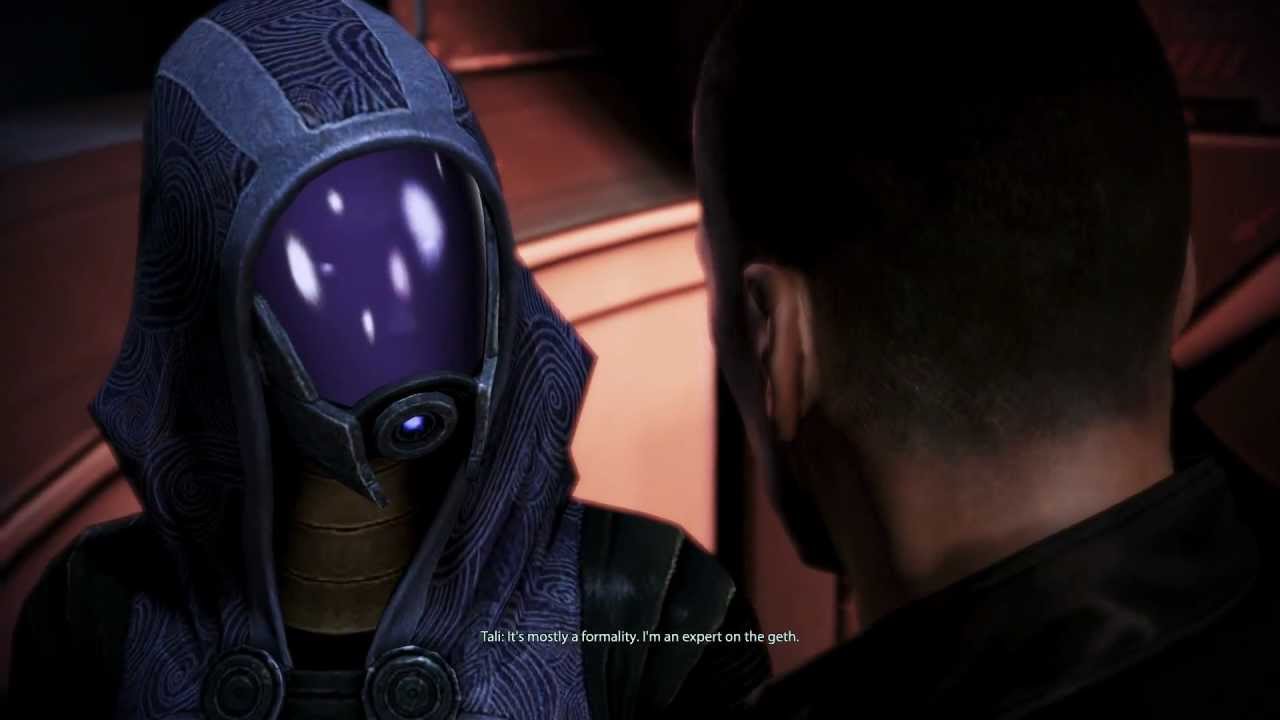 Mass Effect 3: Tali Romance #1: Meeting Tali (v1: Admiral) - YouTube
