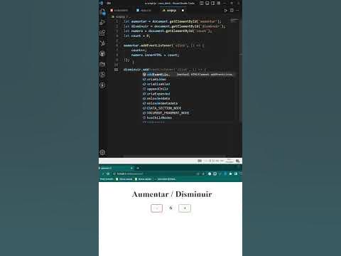 Cómo hacer un Contador en Javascript | #SHORTS - YouTube